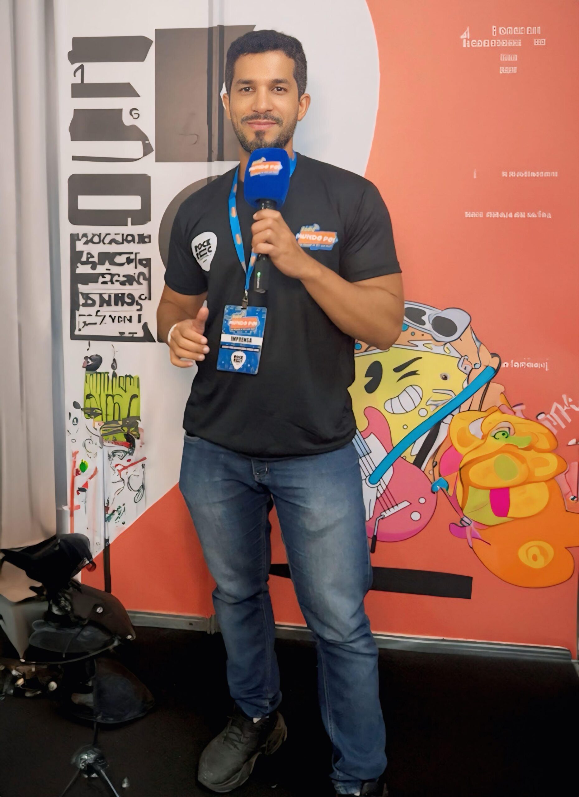 Eric Digues brilha na cobertura do Rock Rec 2025 com a Rádio Mundo Pop ...